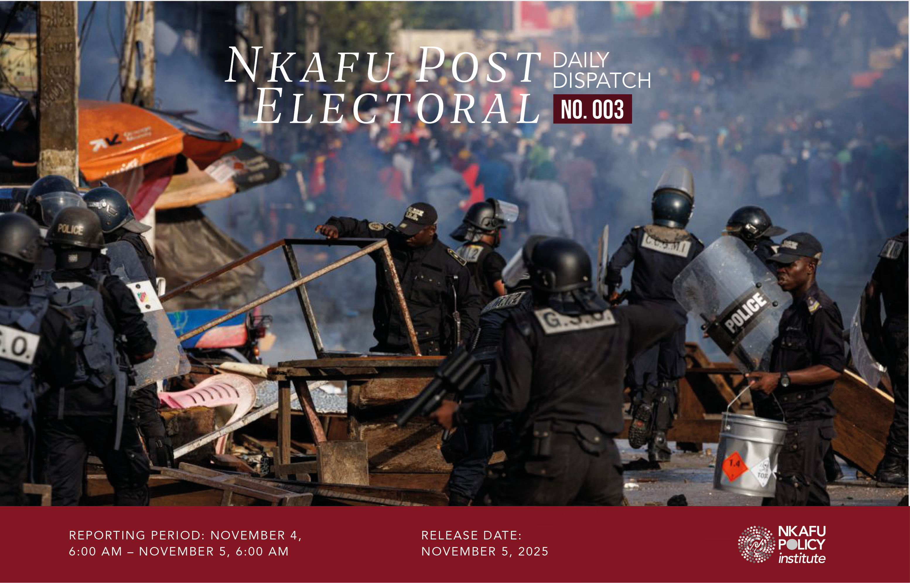 Nkafu Post-Electoral Daily Dispatch No. 004 - Nkafu Policy Institute